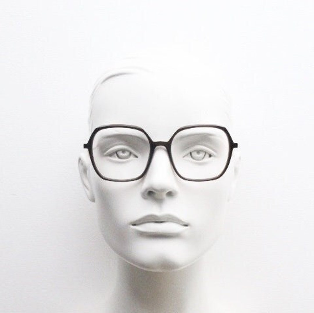 Caroline Abram Square Hexagon Eye Glasses Model Caline. Dark Brown ...