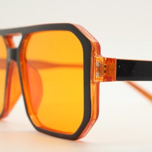 Y2K Vintage Square Aviator Sunglasses. Classic 70s Style Aviators in ...