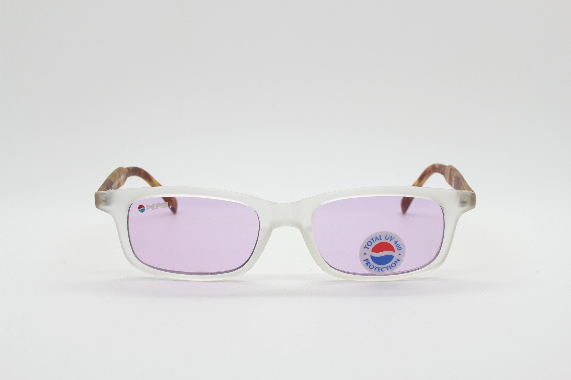 Pepsi 90s Vintage Sunglasses. Low Profile Rectangular Frosted Frame ...