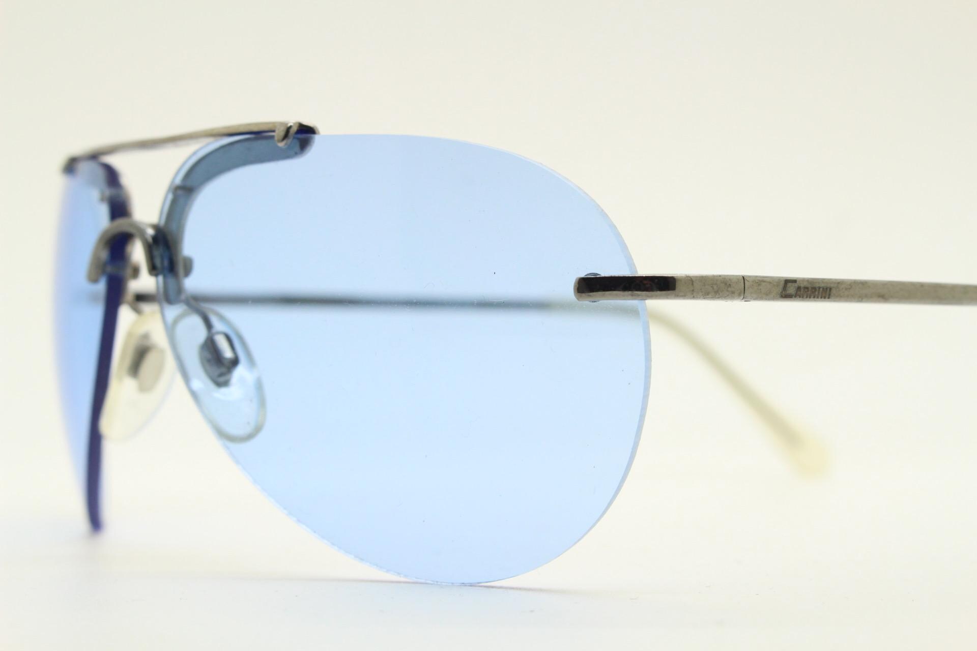 90s Vintage Small Sized Aviator Sunglasses. Minimal Grey Satin Solid ...