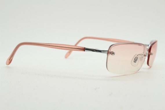 Y2K vintage wrap around rectangular sunglasses. Half … - Gem