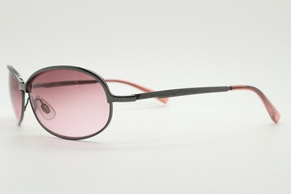 2000s vintage purple mini bug eye aviator sunglasses.… - Gem