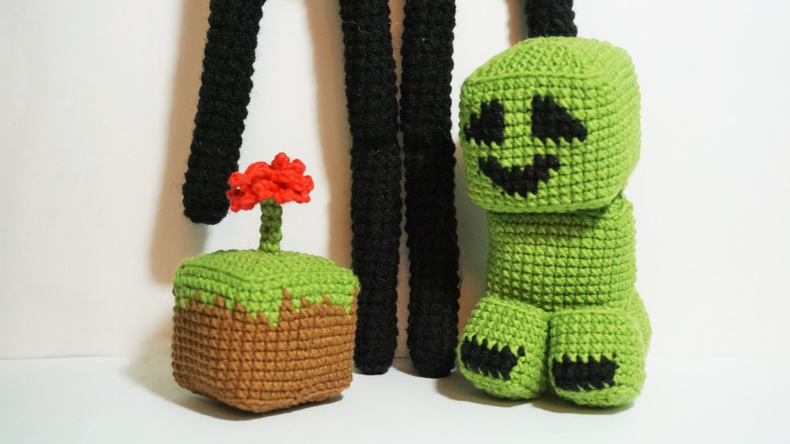 Crochet Pattern Minecraft Bundle computer game characters | Etsy