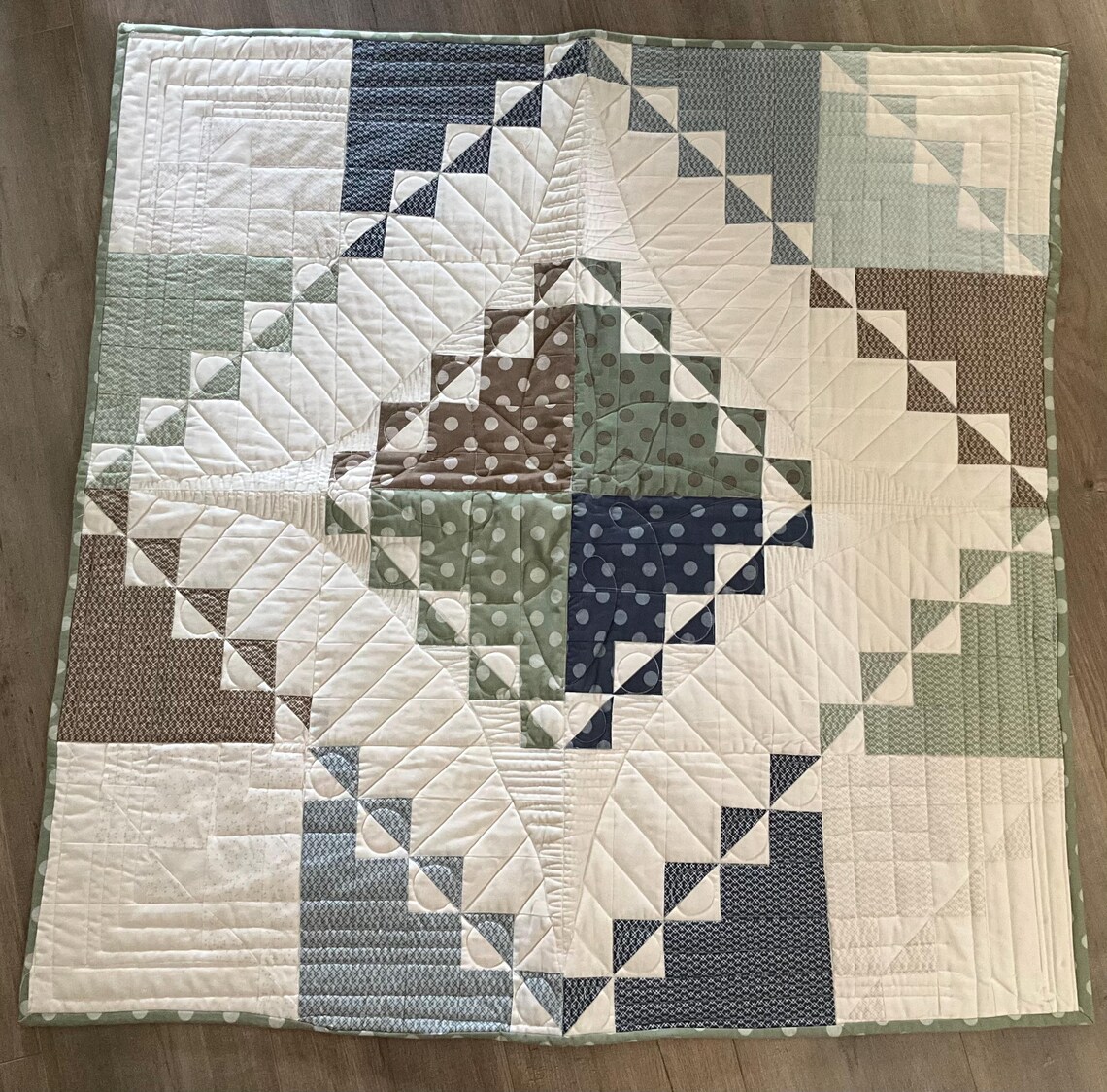 Delightful Muted Colour Quilt - Etsy