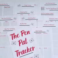 New Printable Penpal Info Sheet/ Intro Sheet ***digital PDF Download ...