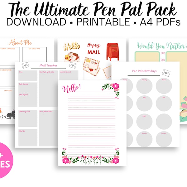 Pen Pal Kit - Etsy