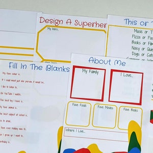 Children's Pen Pal Pack - Etsy