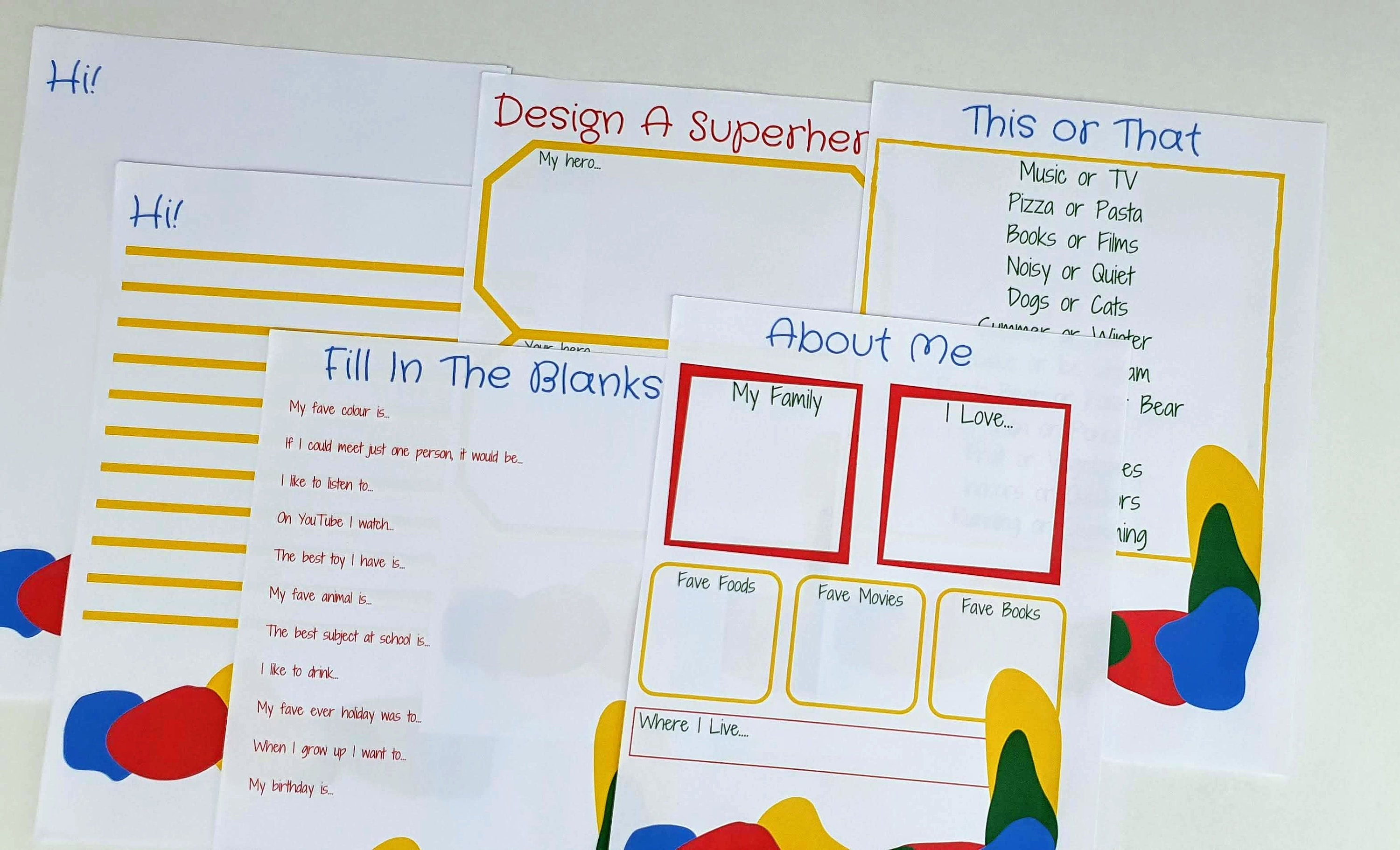 Children's Pen Pal Pack - Etsy