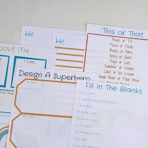 Children's Pen Pal Pack - Etsy