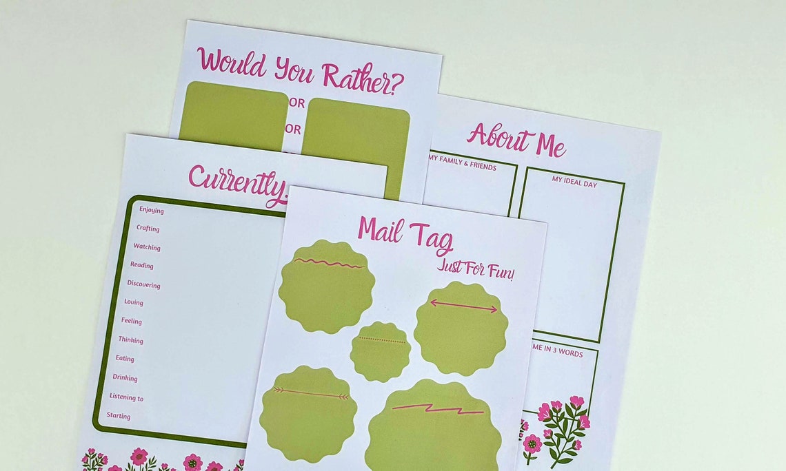 The Pen Pal Pack - Etsy