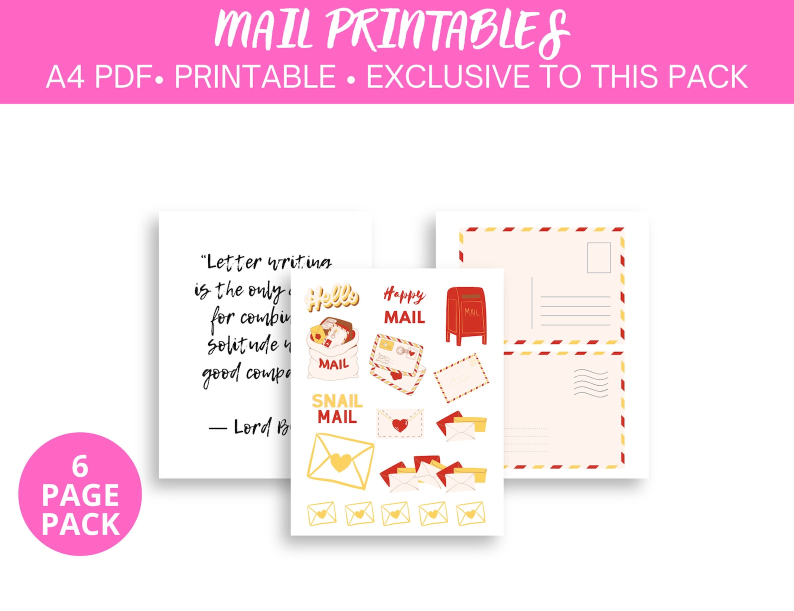 The Ultimate Pen Pal Pack - Etsy