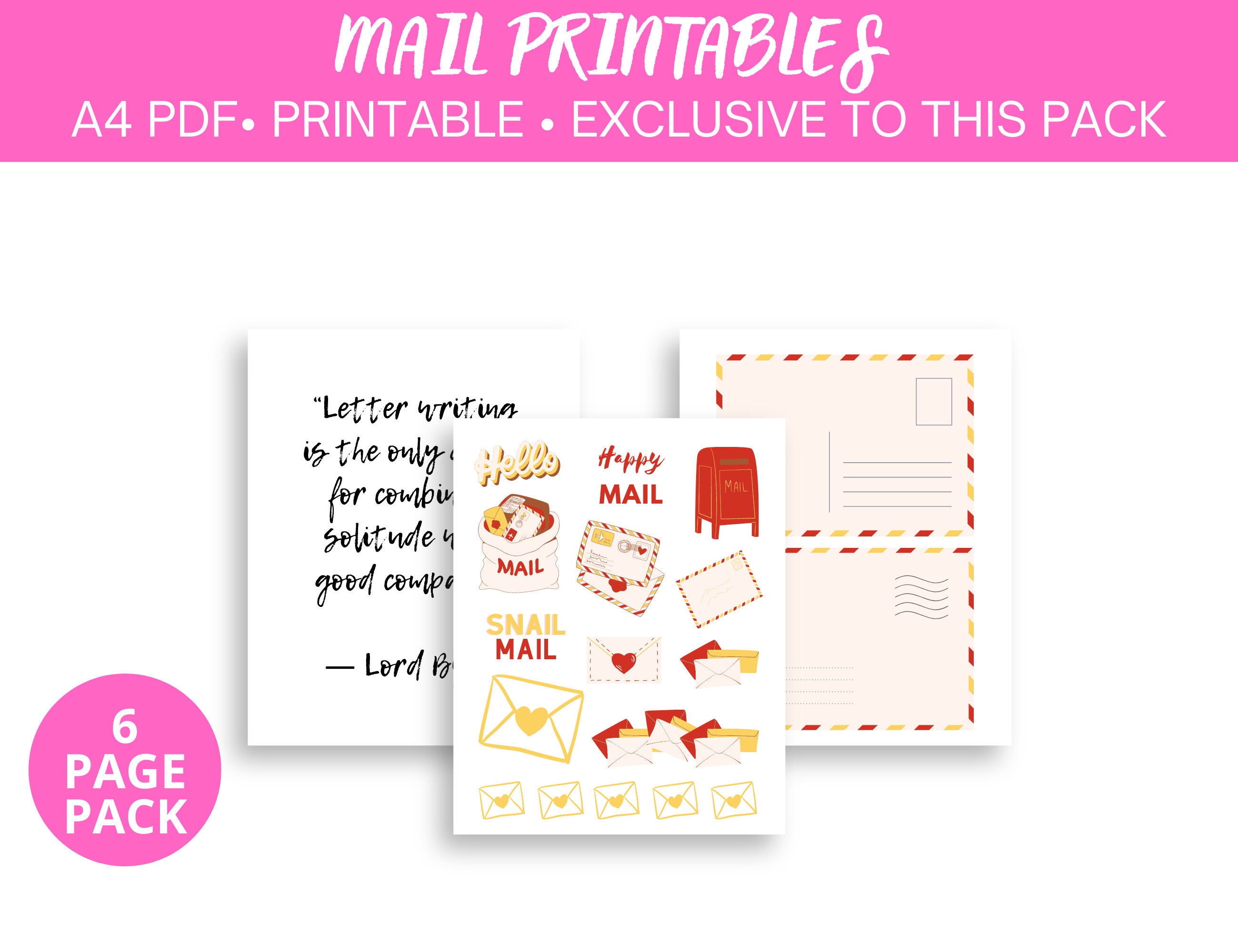 The Ultimate Pen Pal Pack - Etsy