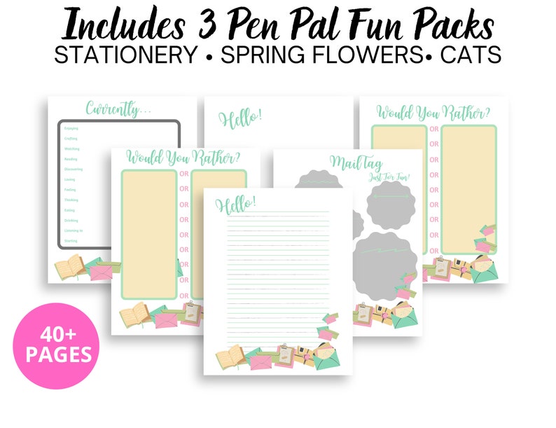 The Ultimate Pen Pal Pack - Etsy
