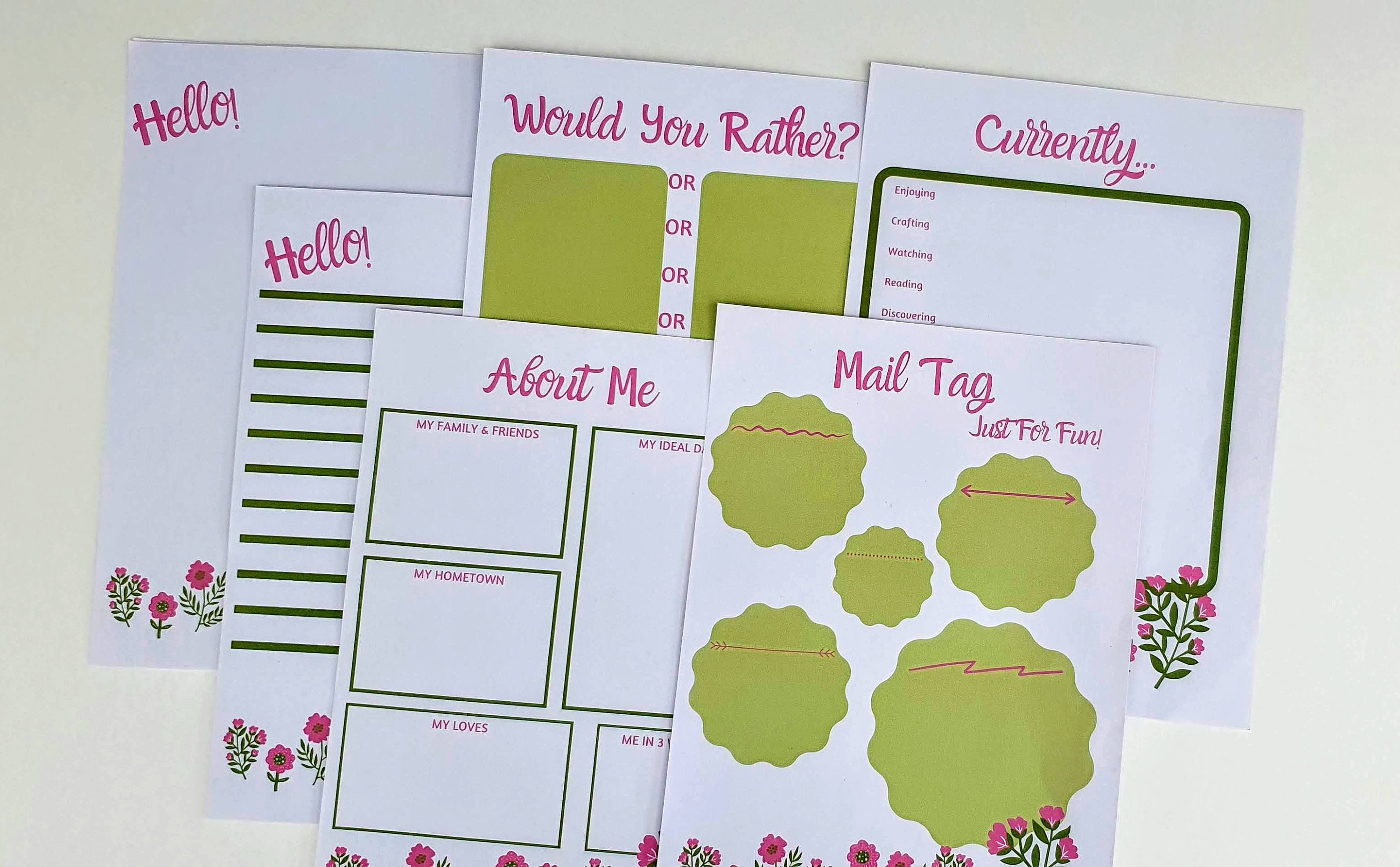 The Pen Pal Pack - Etsy