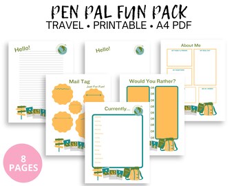 Children's Pen Pal Pack - Etsy