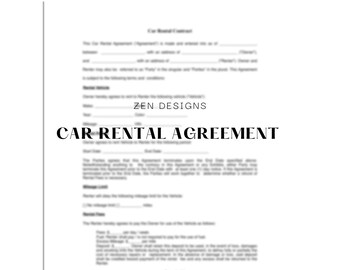 Private Car Rental Agreement Template Fully Customizable Templates Turo ...