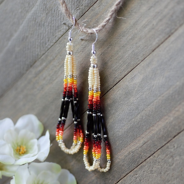 Beaded Earrings - Etsy