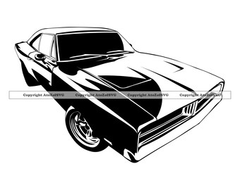 Drag Car Svg | Etsy