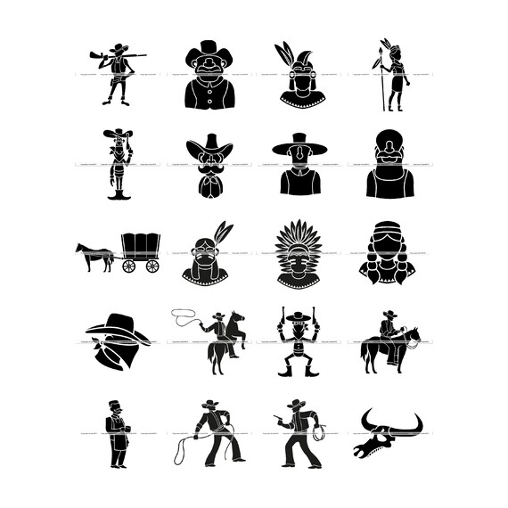 Materials Embellishments Cowboy Horse Lasso Western Country Outlaw ...