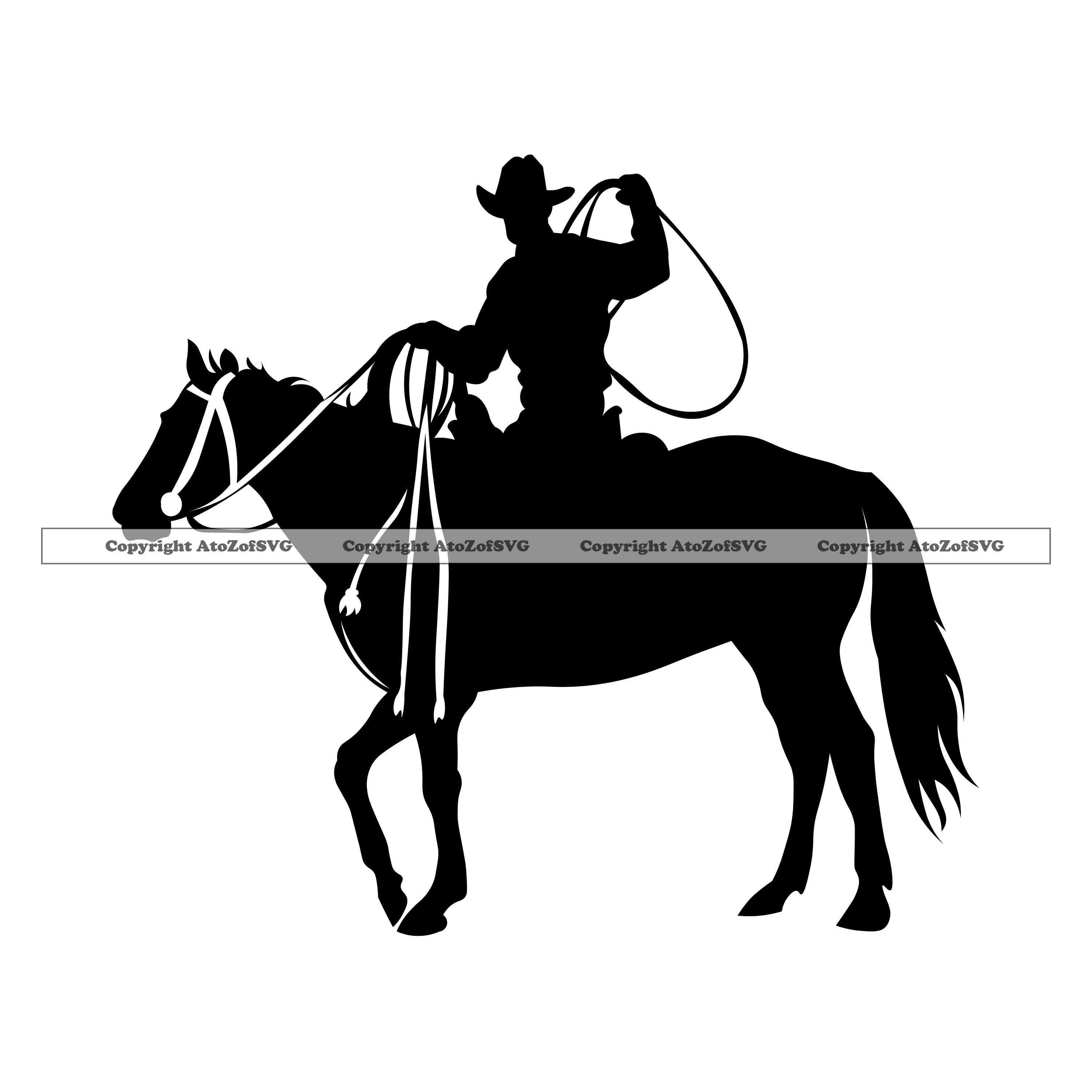 Materials Embellishments Cowboy Horse Lasso Western Country Outlaw ...