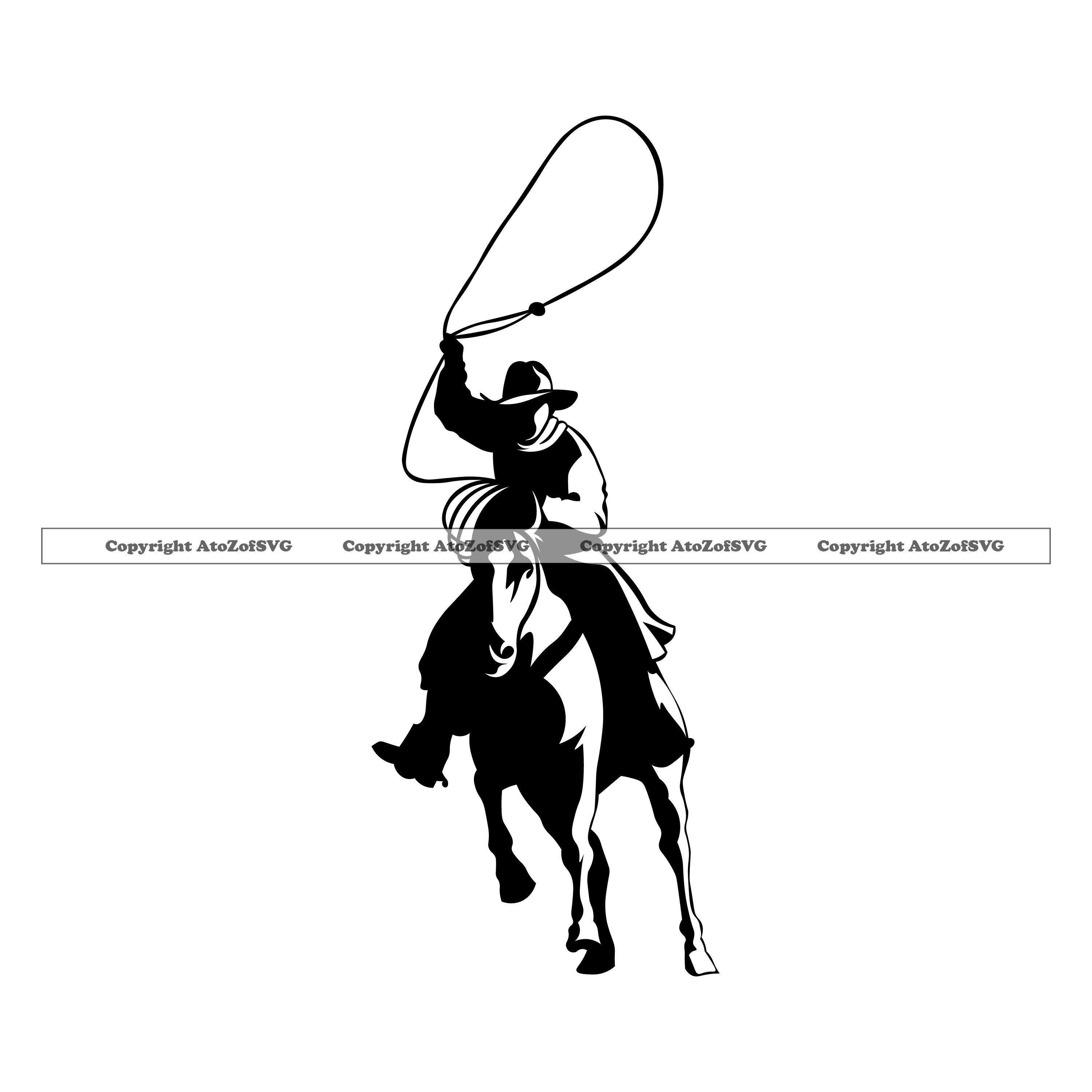 Materials Embellishments Cowboy Horse Lasso Western Country Outlaw ...
