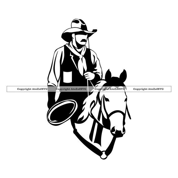 Materials Embellishments Cowboy Horse Lasso Western Country Outlaw ...