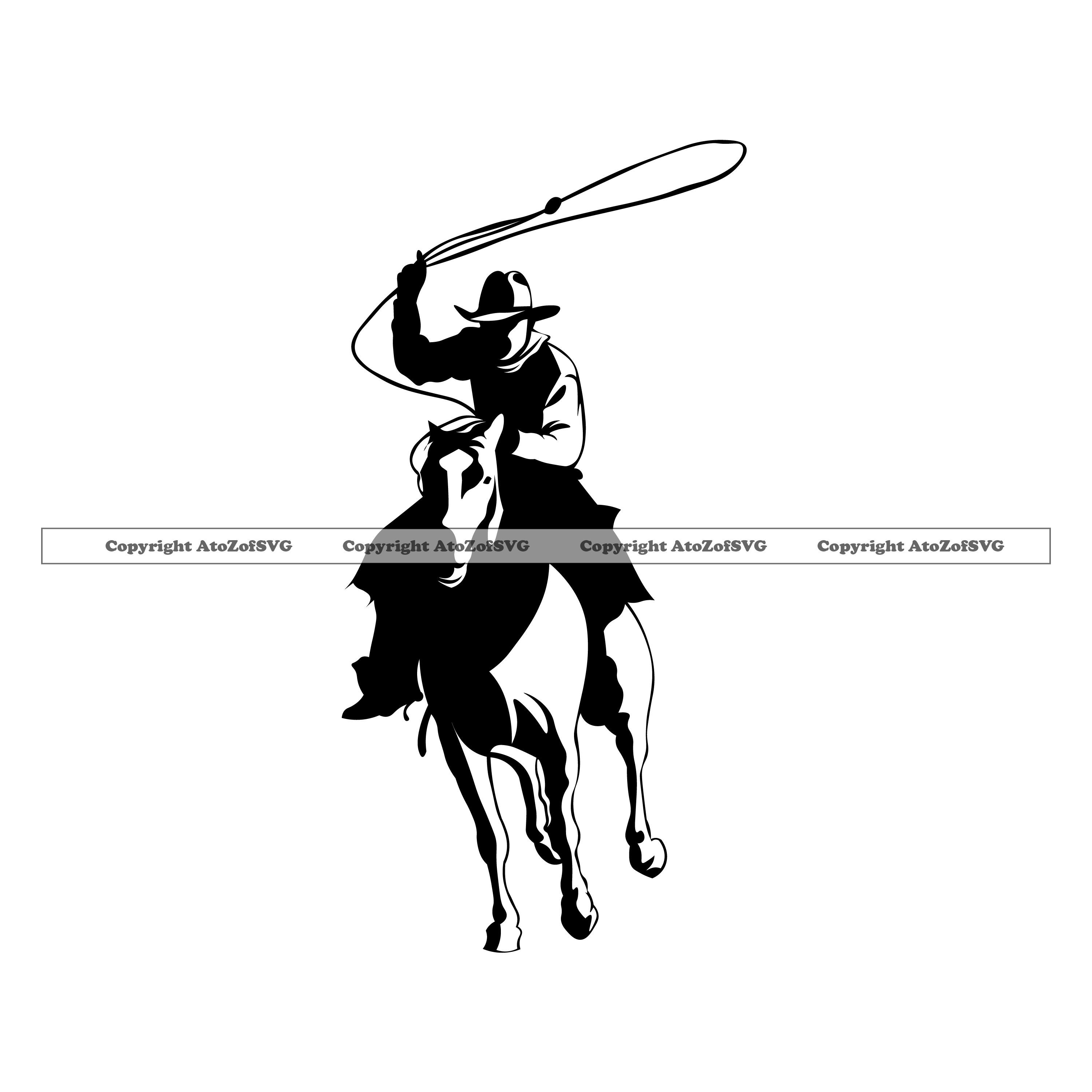 Materials Embellishments Cowboy Horse Lasso Western Country Outlaw ...