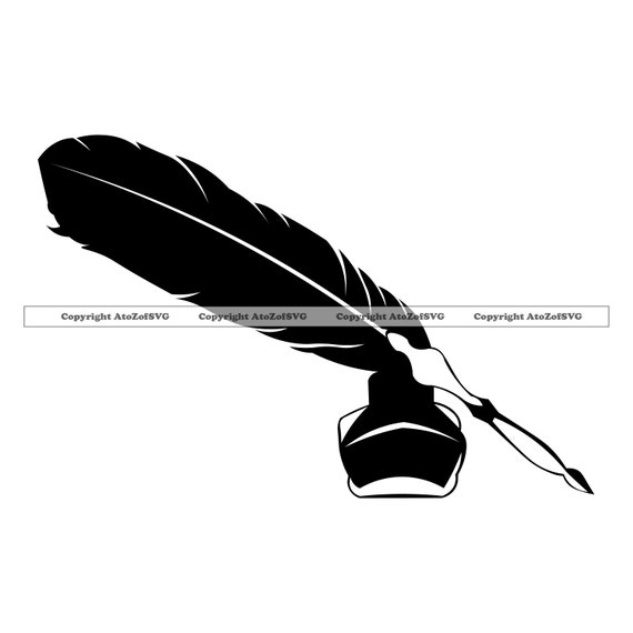 Scrapbooking Papercraft Bird Feather Writing Writer Quill Animal Eagle ...