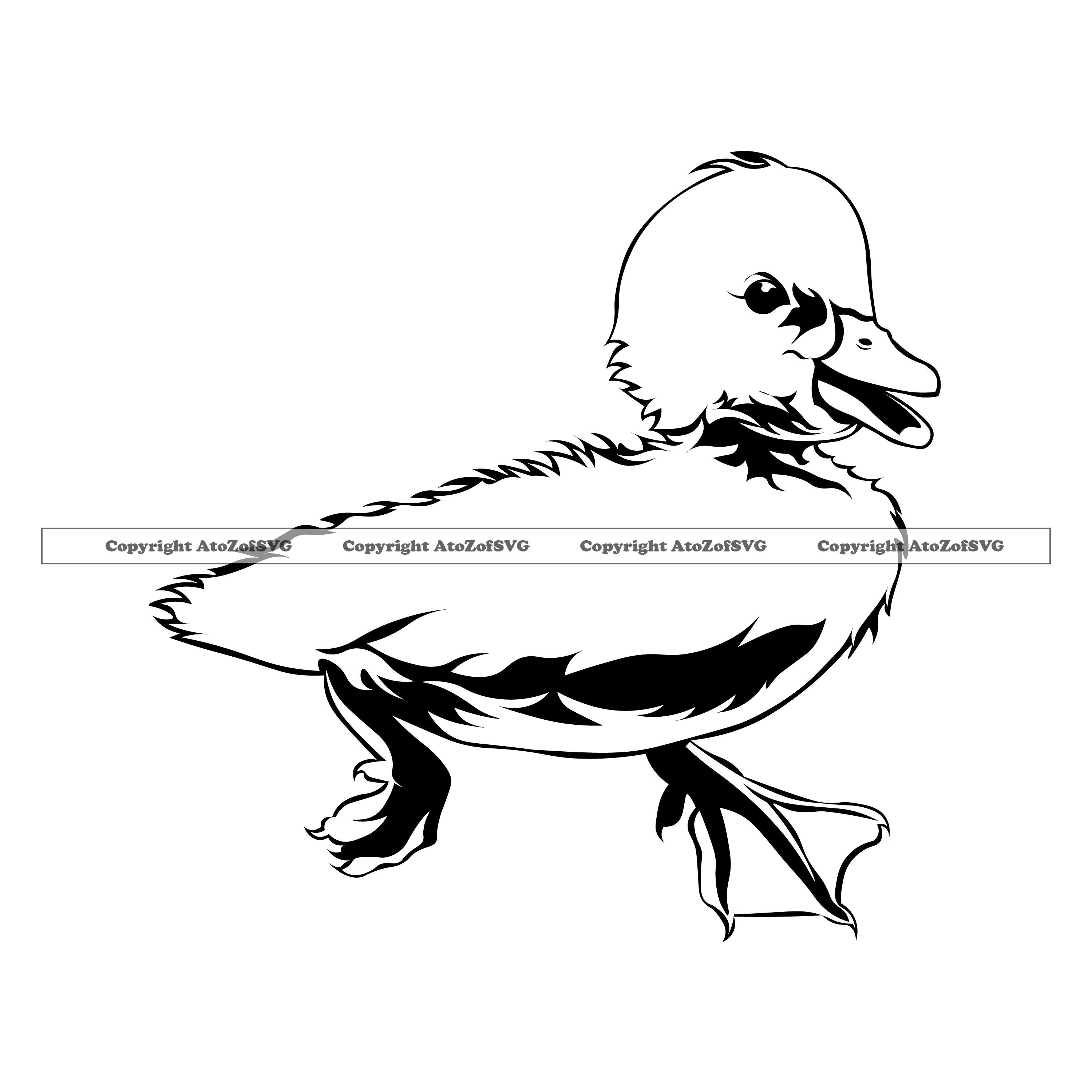 Duck Duckling Baby Bird Quack Animal Feathers Beak Game Nature Design ...