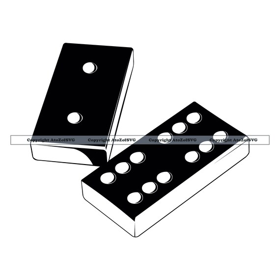 Domino Tile Dominos Whist Muggins Matador Hand Double 5 Board Game ...