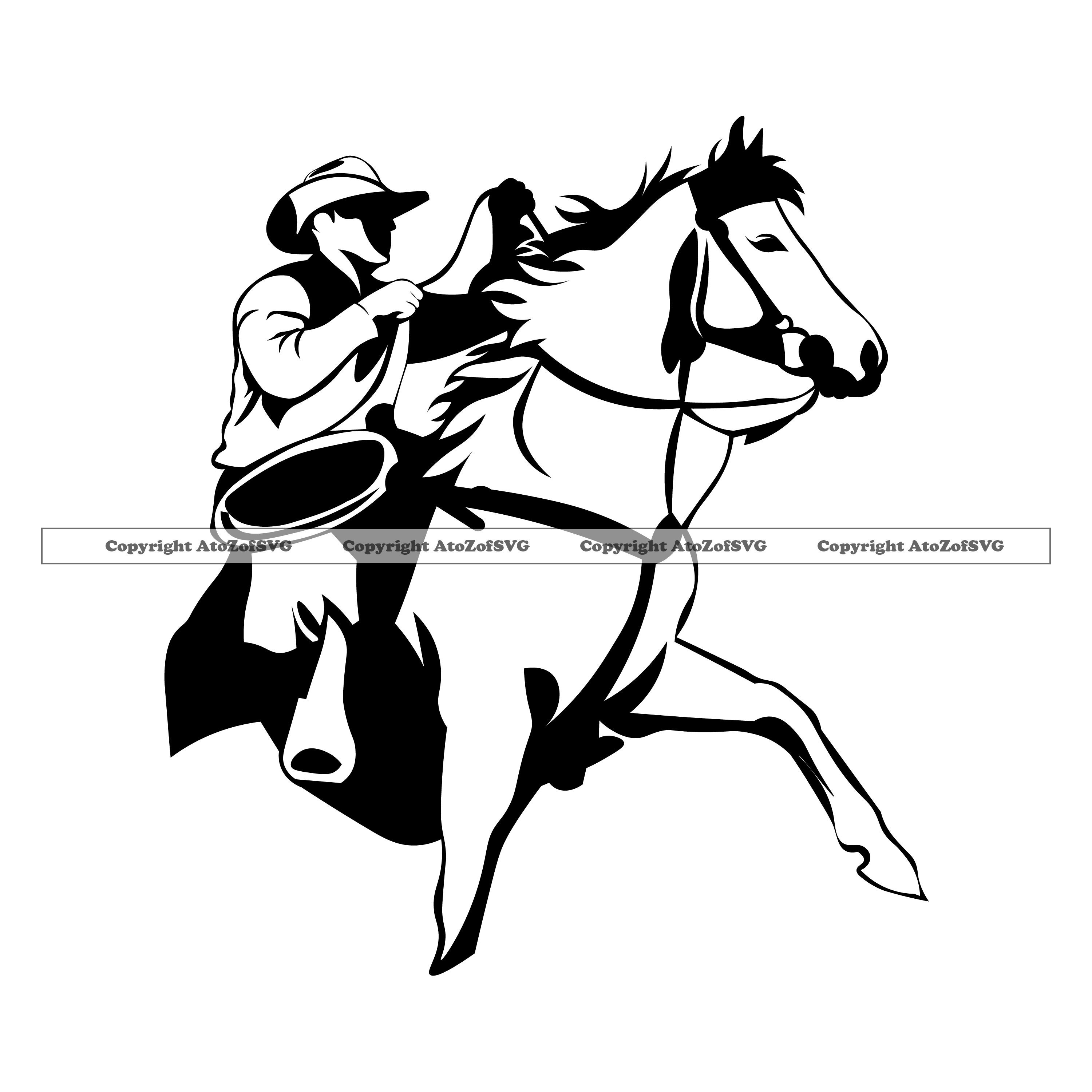 Cowboy Horse Lasso Western Country Outlaw Outback Rodeo Wild West ...