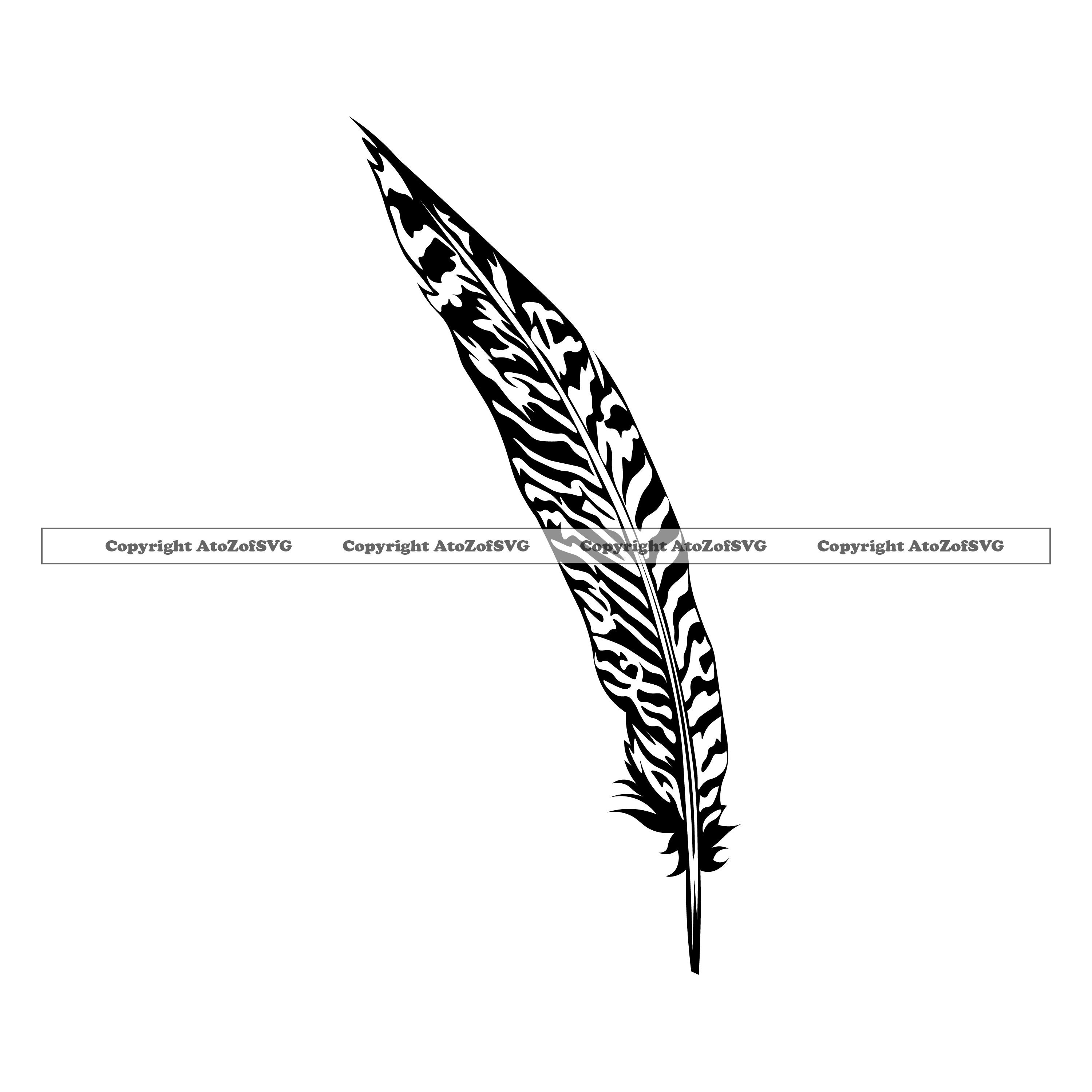 Scrapbooking Papercraft Bird Feather Writing Writer Quill Animal Eagle ...