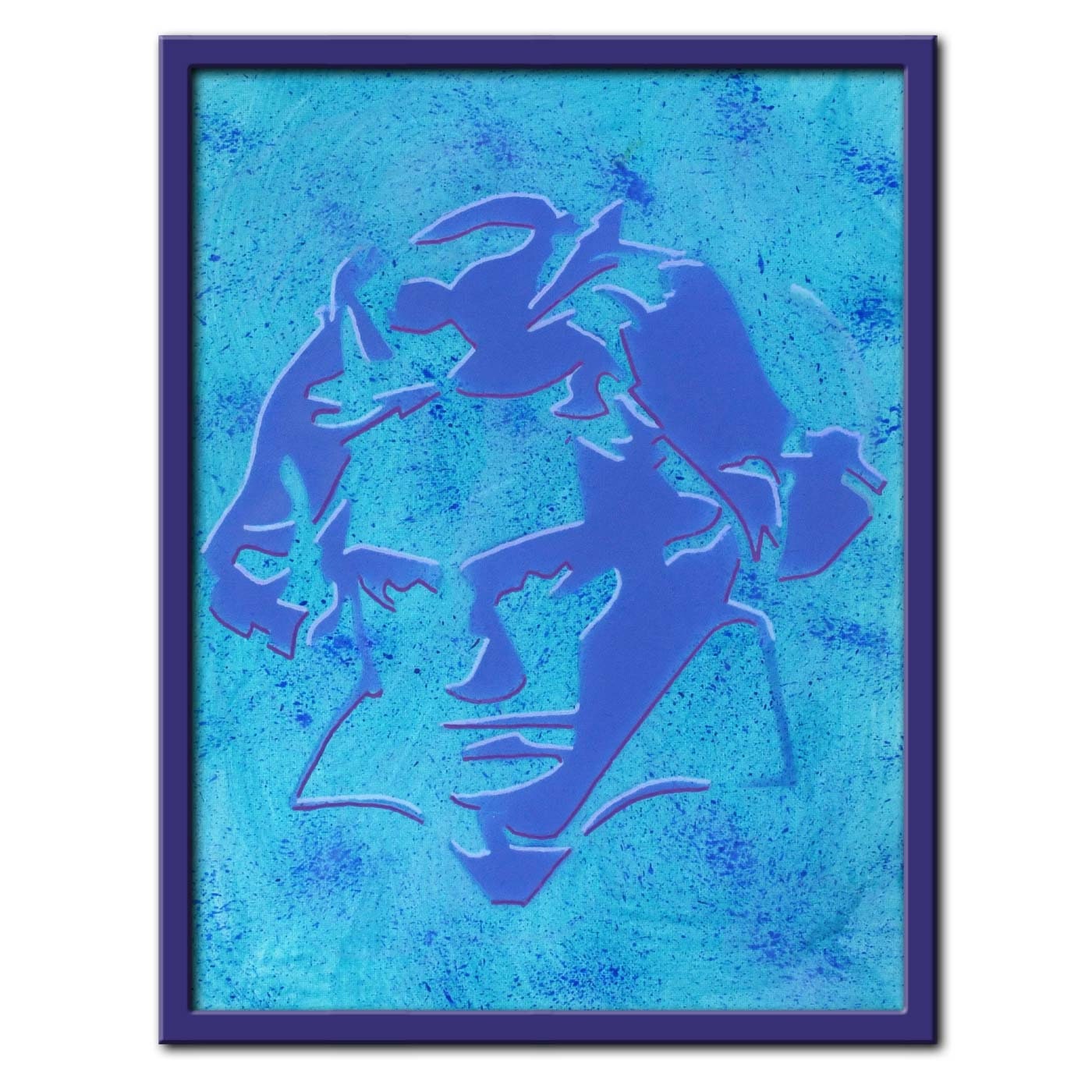 Beethoven Picture Canvas Canvas 30 X 40 Cm Unique No. 4 - Etsy