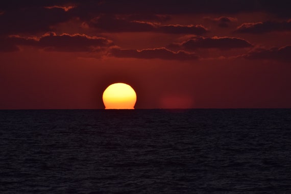 Melting Sun Digital Photo - Etsy