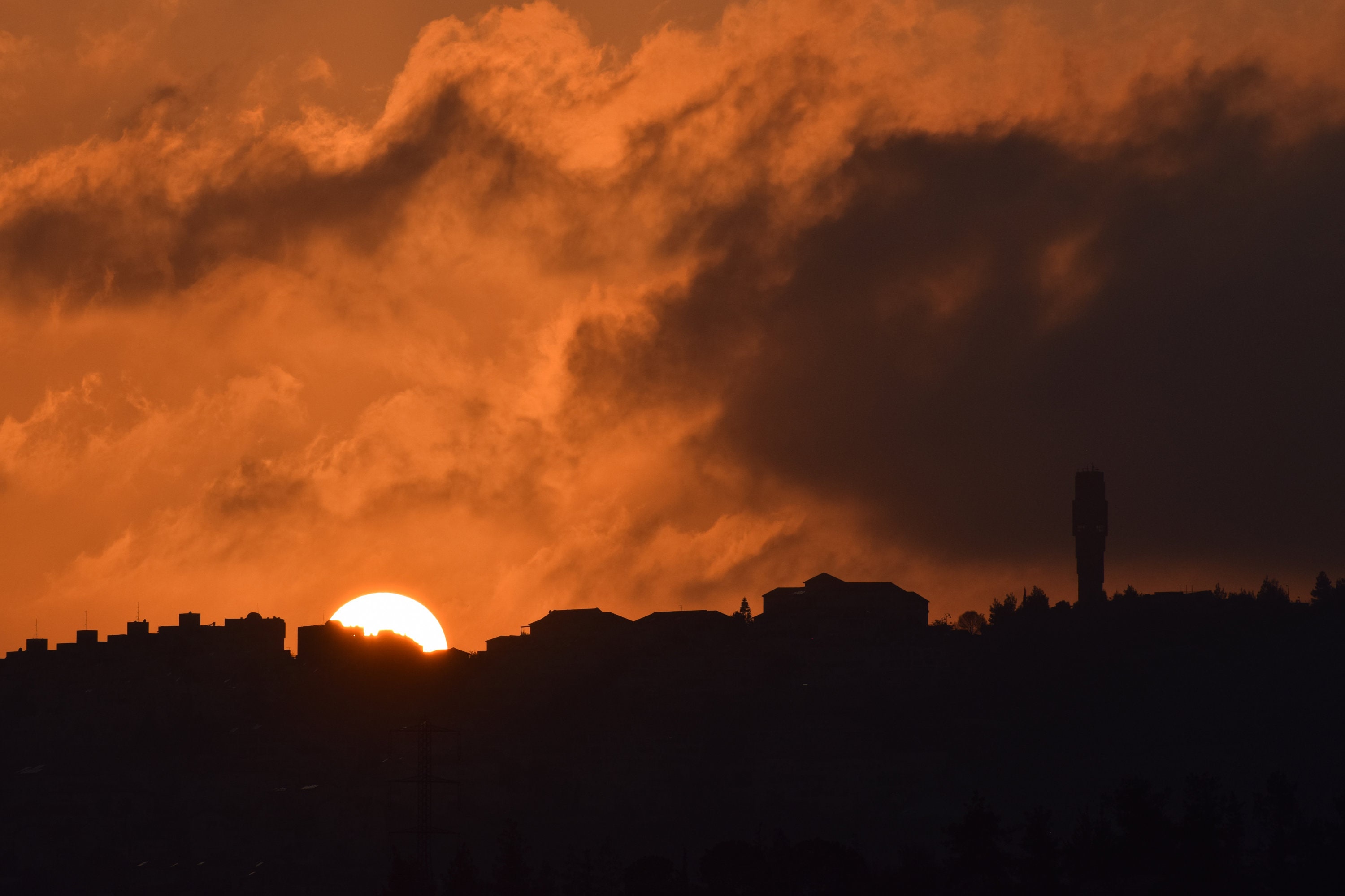 Sunset in Jerusalem Digital Photo - Etsy