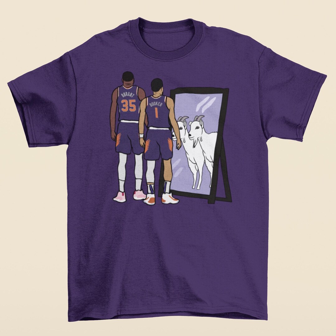 Kevin Durant and Devin Booker Mirror GOATS T-shirt - Etsy