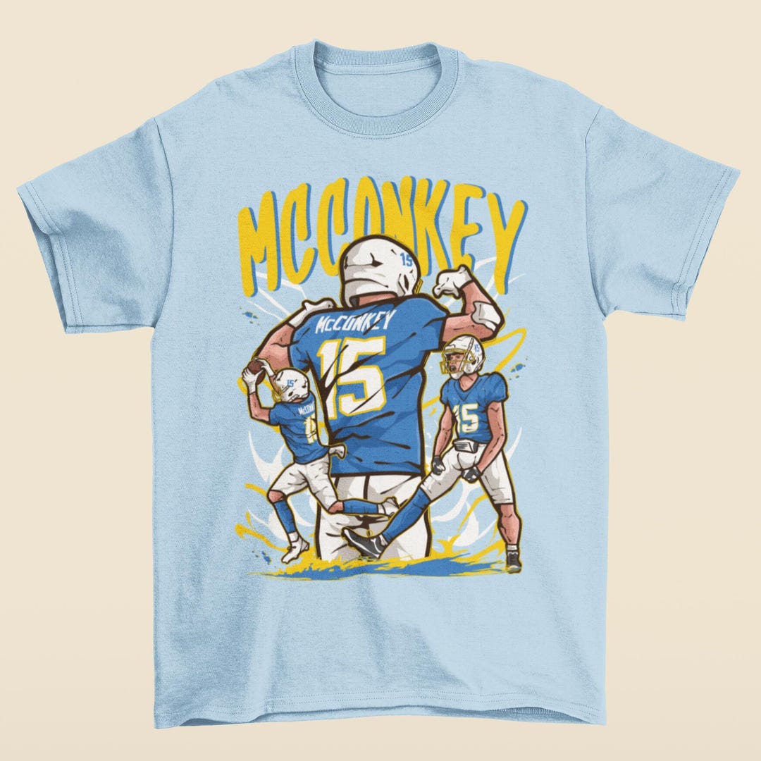 Ladd Mcconkey Cartoon Style Los Angeles Football T-shirt - Etsy