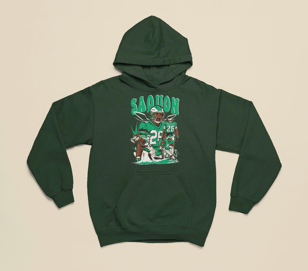 Saquon Barkley Cartoon Style Hoodie - Etsy