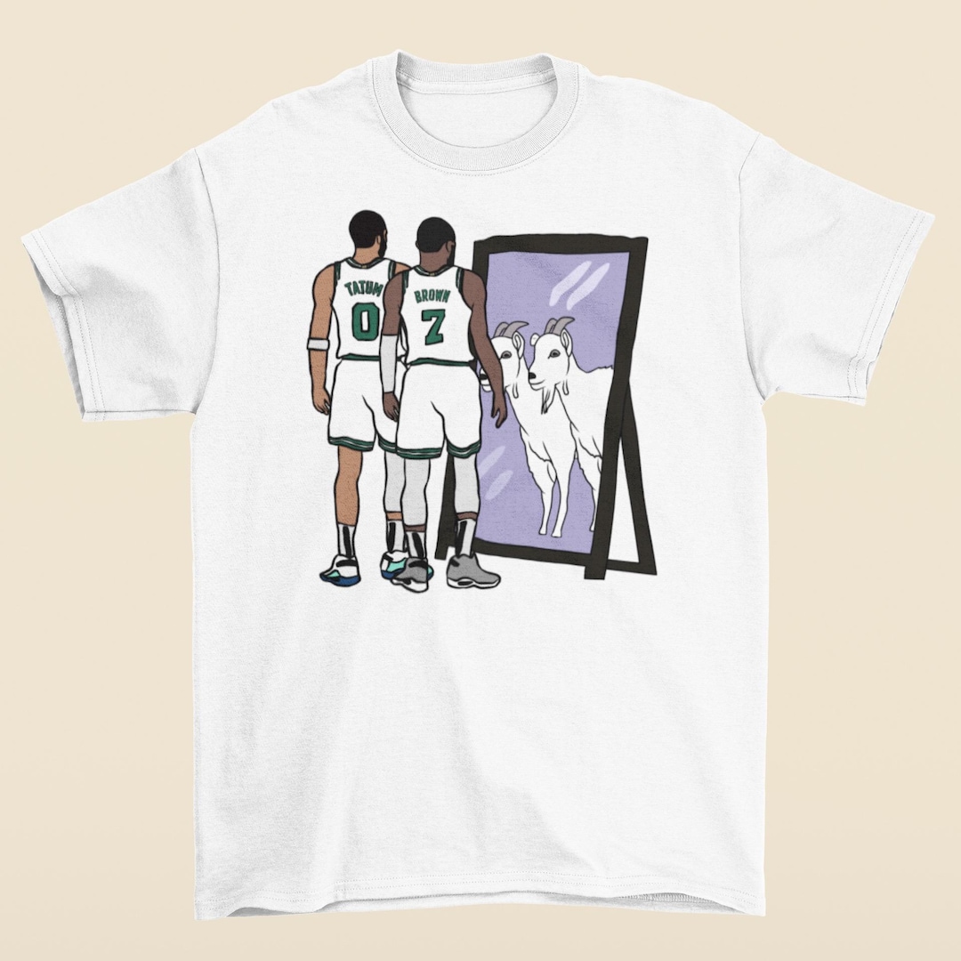 Jayson Tatum and Jaylen Brown Mirror Goats T-shirt - Etsy