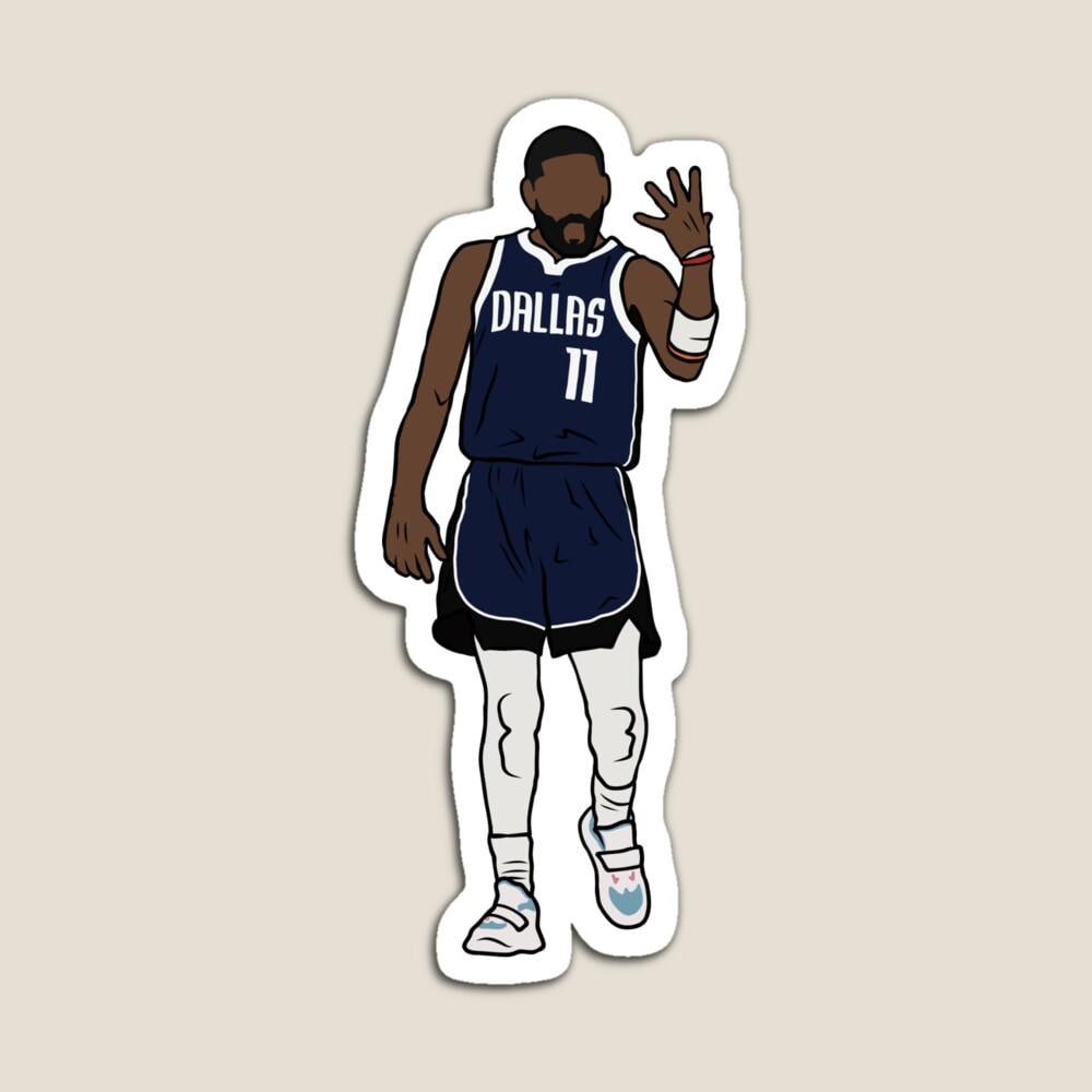 Kyrie Irving Left Hand Celebration Glossy Sticker (3”, Water Resistant ...