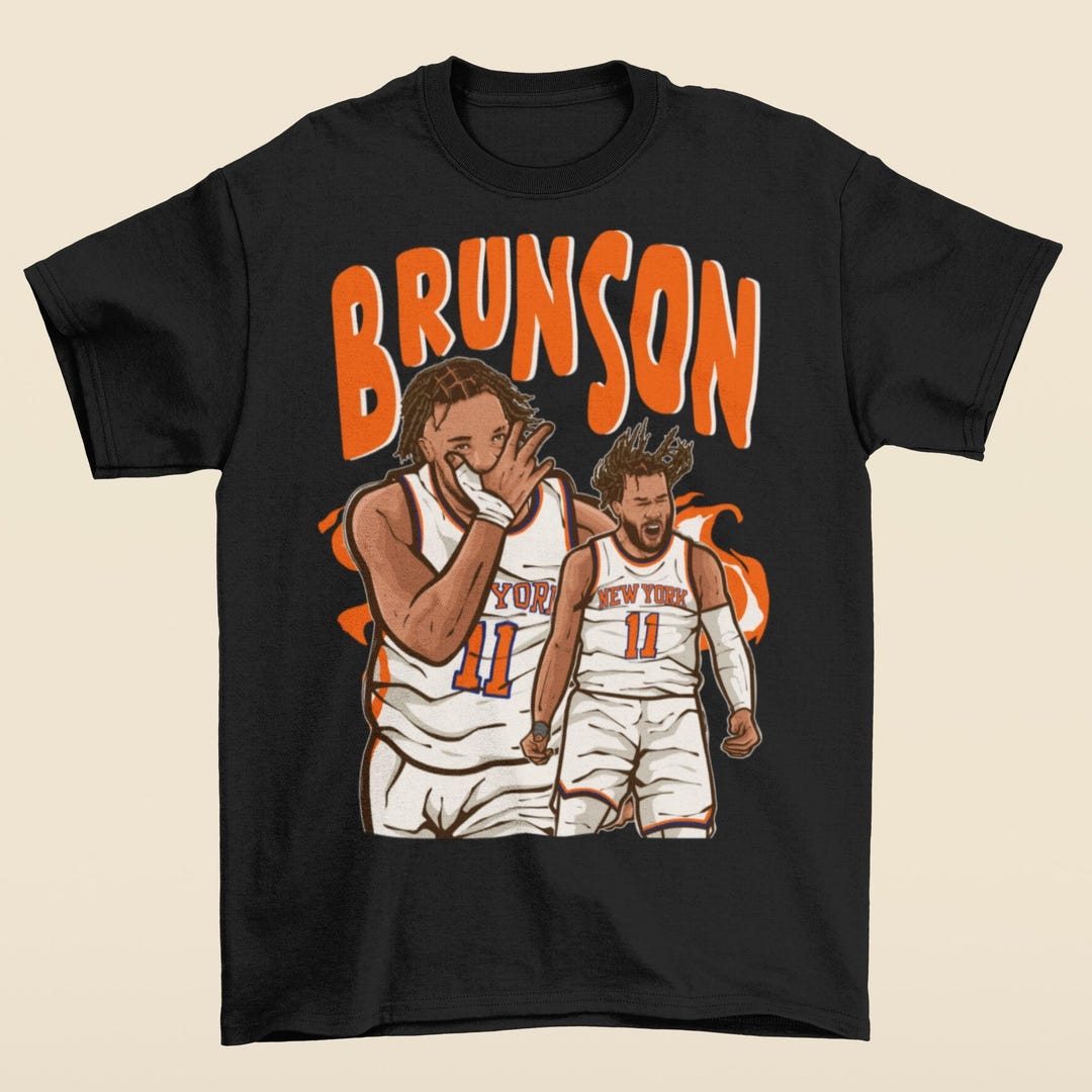 Jalen Brunson Cartoon T-shirt. - Etsy