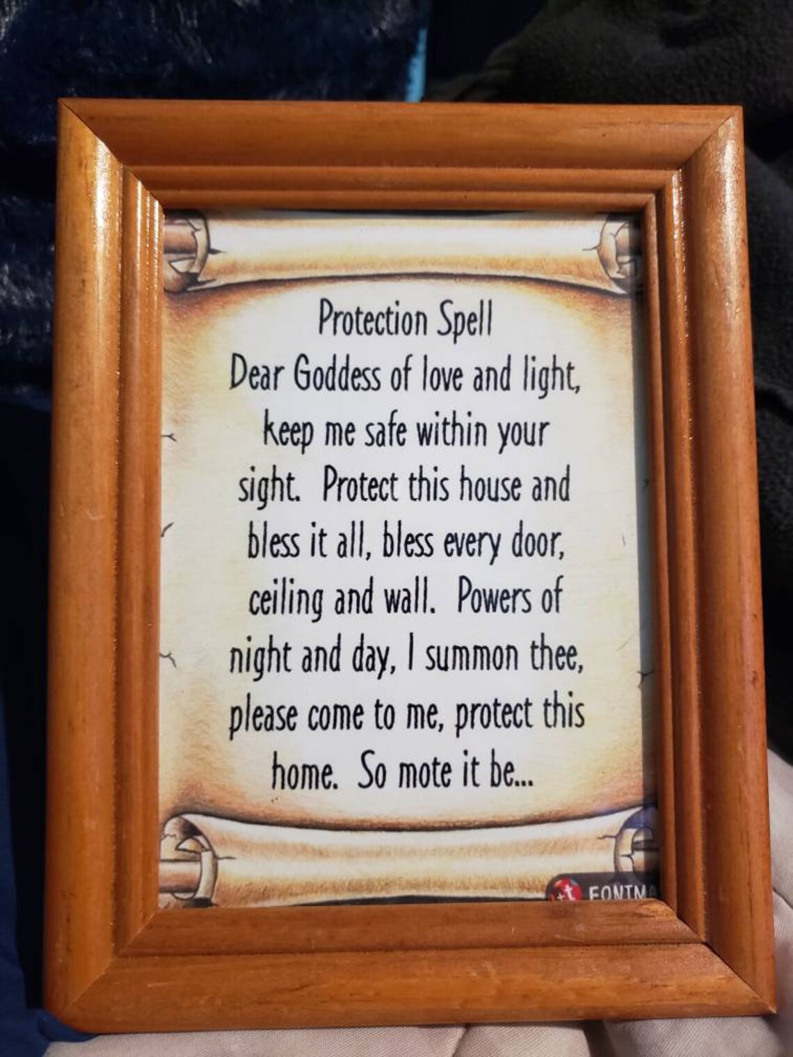 Framed Home Protection Spell - Etsy