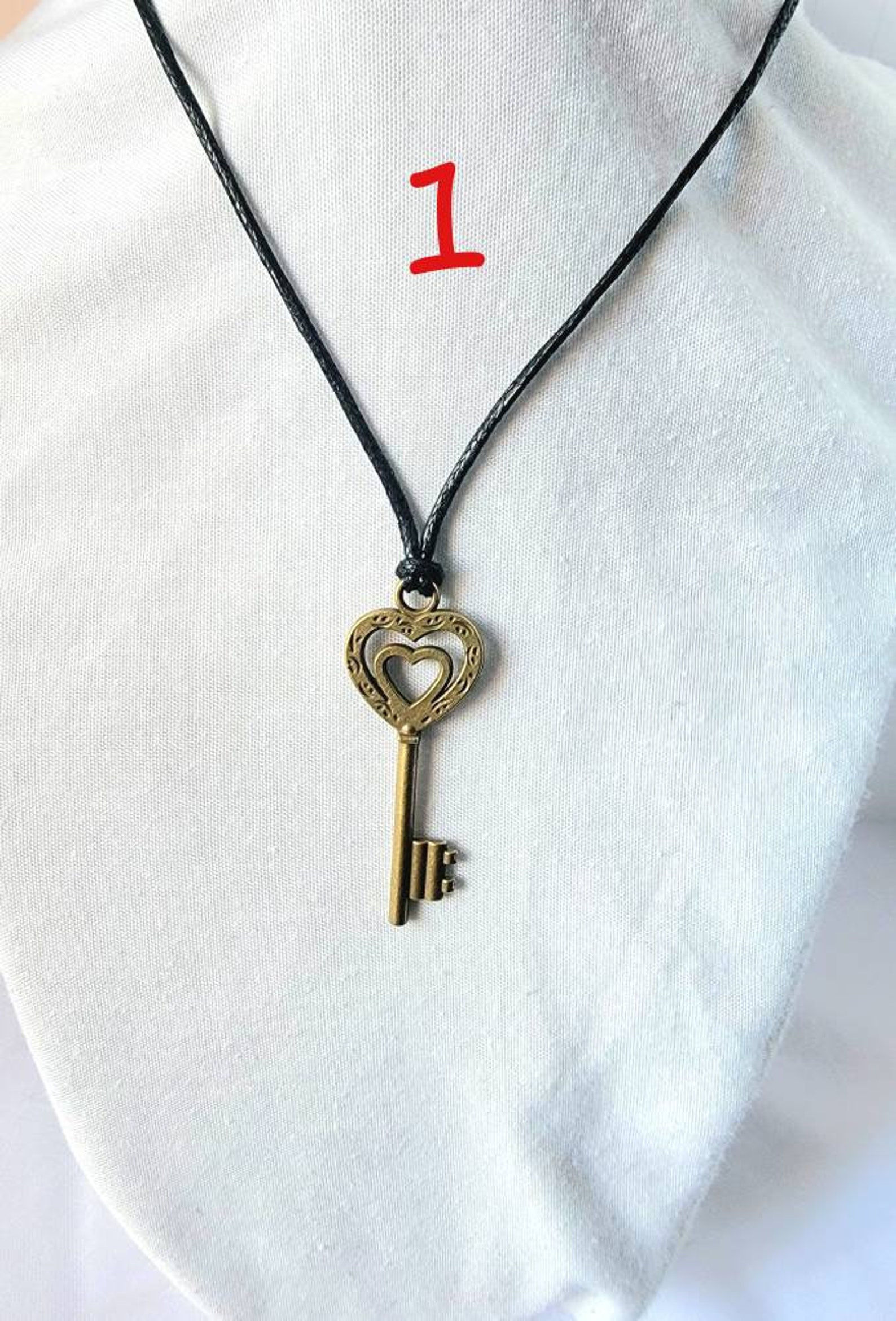 Brass Key Necklaces - Etsy