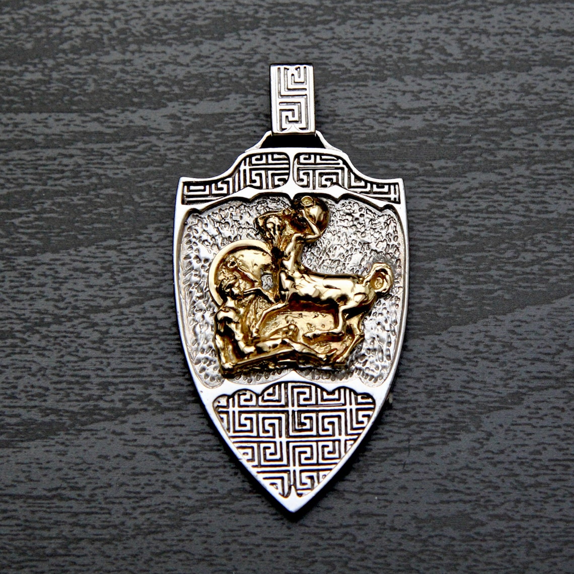 Parthenon Centaurus on Heraldic Shield - Etsy
