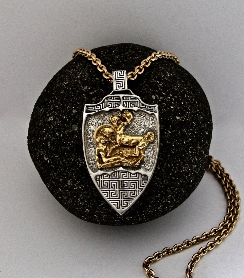 Parthenon Centaurus on Heraldic Shield - Etsy