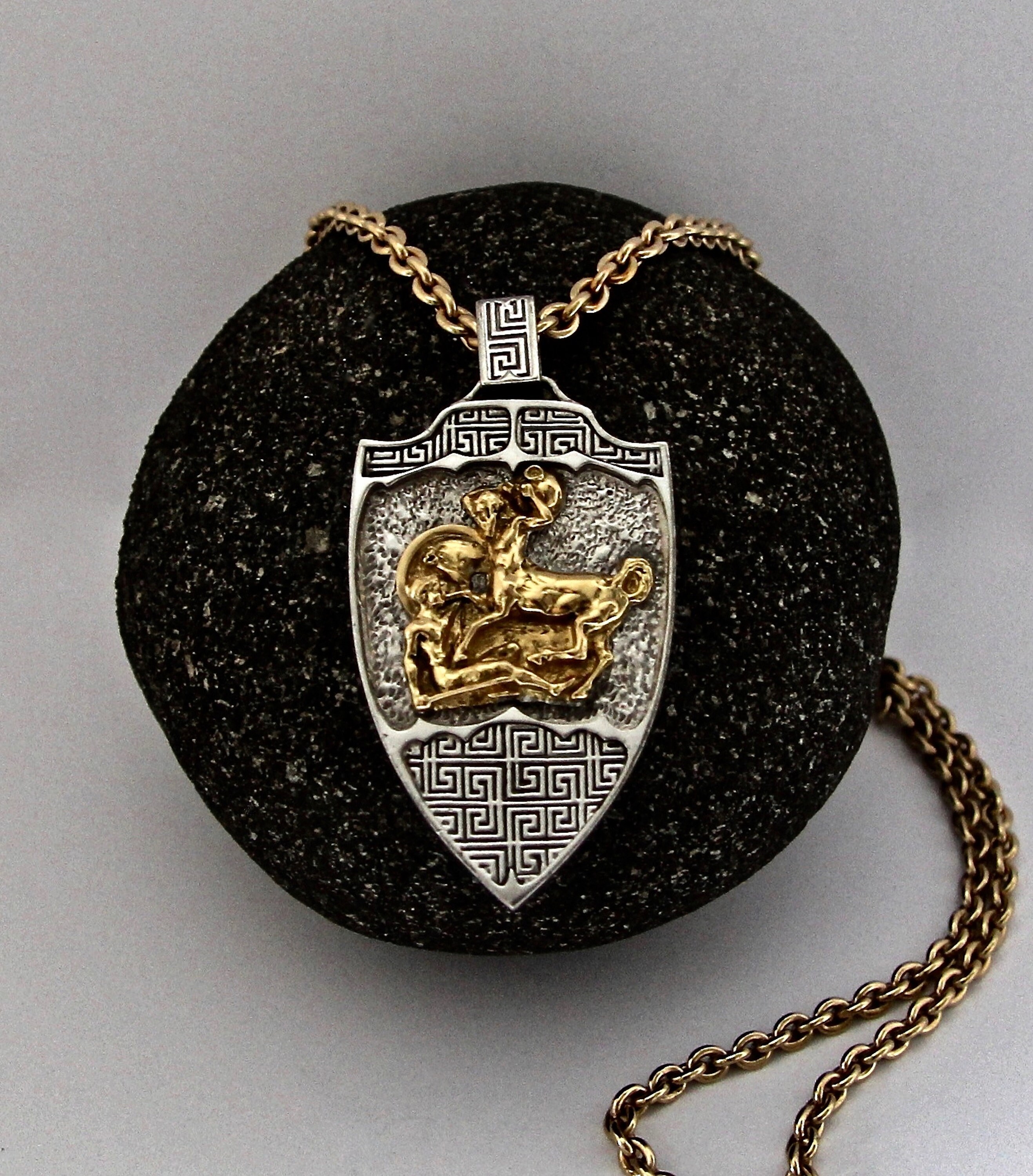 Parthenon Centaurus on Heraldic Shield - Etsy