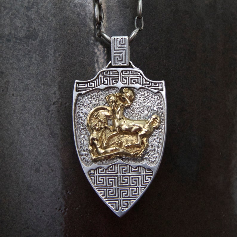 Parthenon Centaurus on Heraldic Shield - Etsy