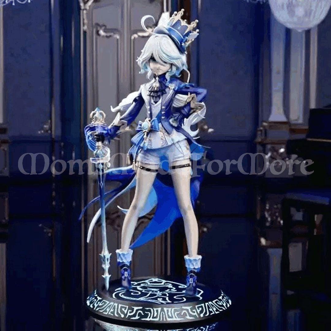 23cm Furina Anime Action Figure Genshin Impact PVC Collectible Model ...