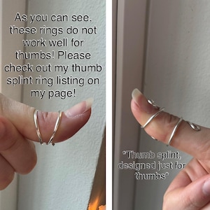 Adjustable Swan Ring | Finger Splint for Eds/arthritis | Joint ...