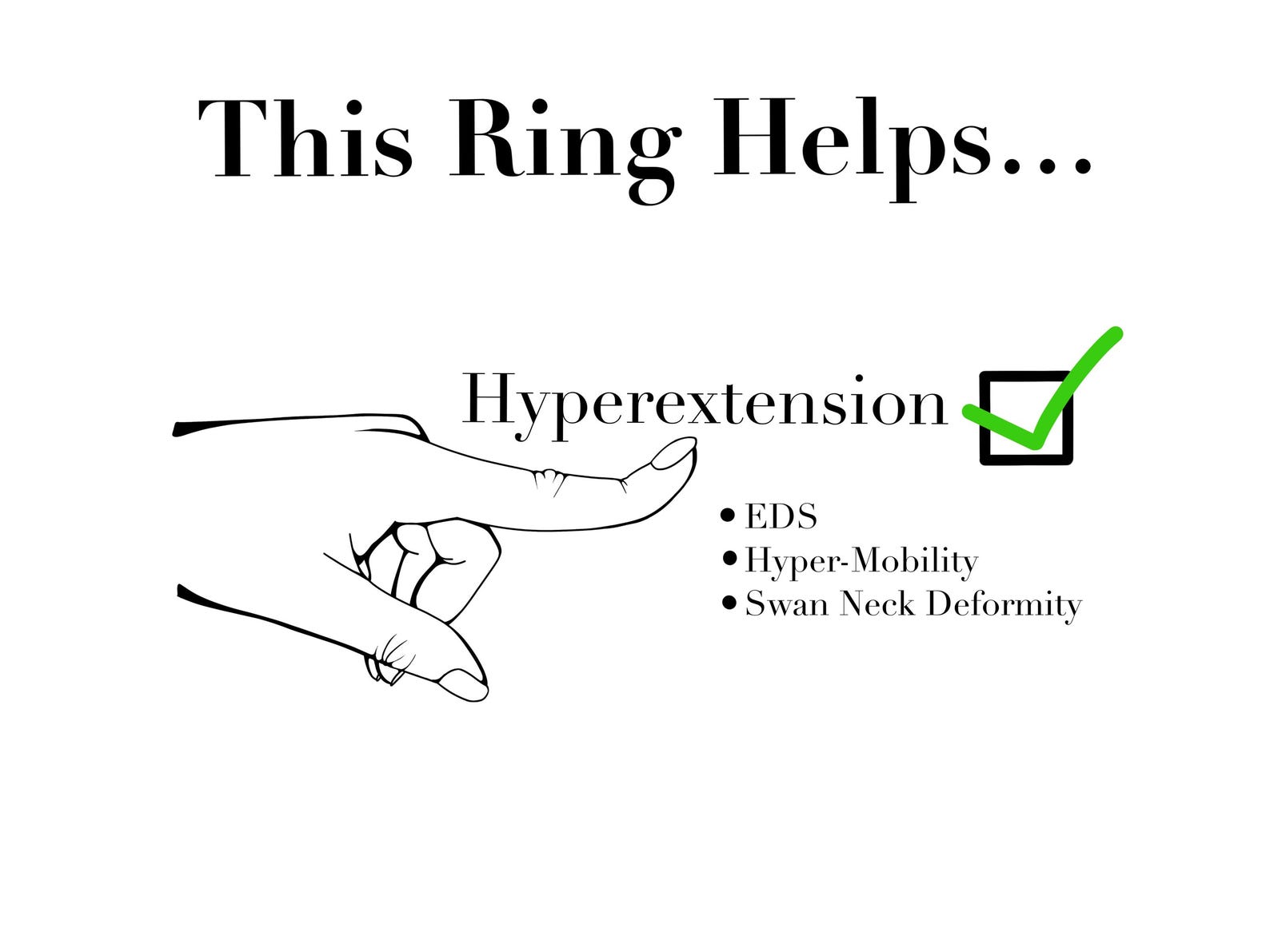 Adjustable Crochet Ring Splint | Yarn Tension Ring | EDS ...